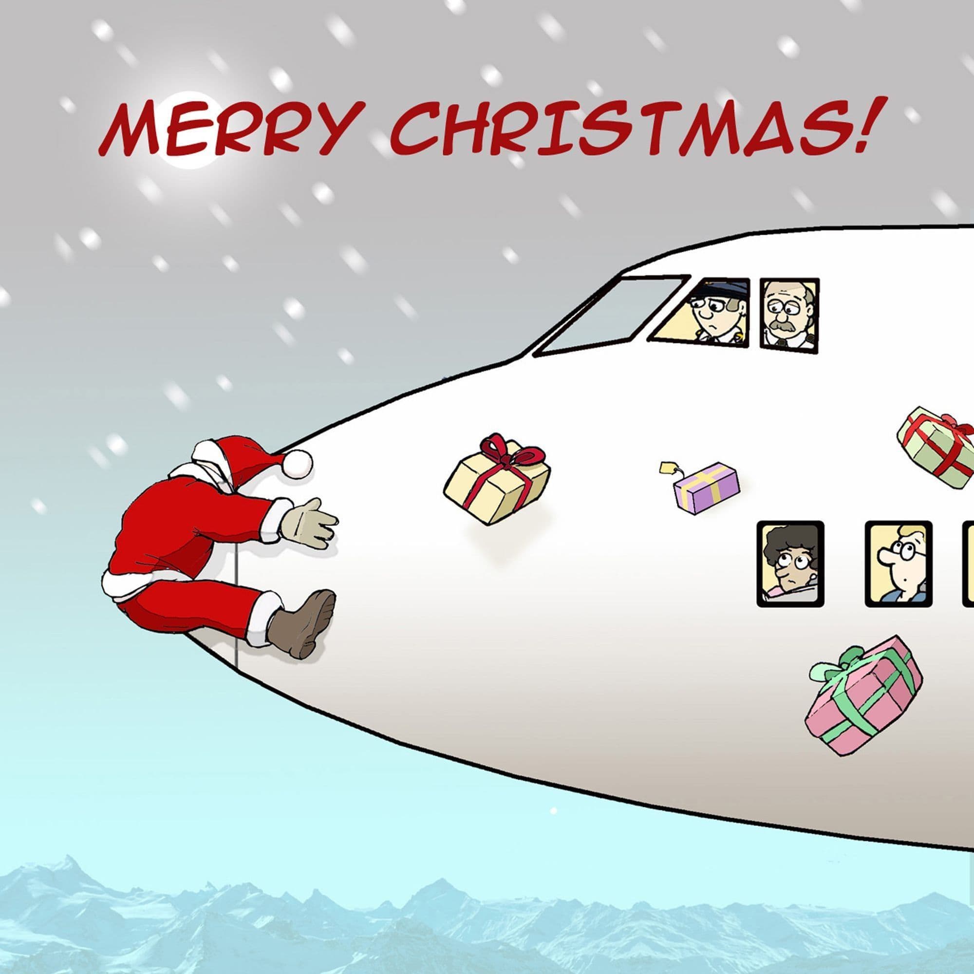 Pack of 10 Funny Christmas Cards Pack. Xmas Multipack. Funny Cards ...