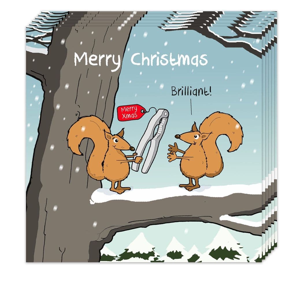 Pack of 10 Funny Christmas Cards Pack. Xmas Multipack. Funny Cards ...