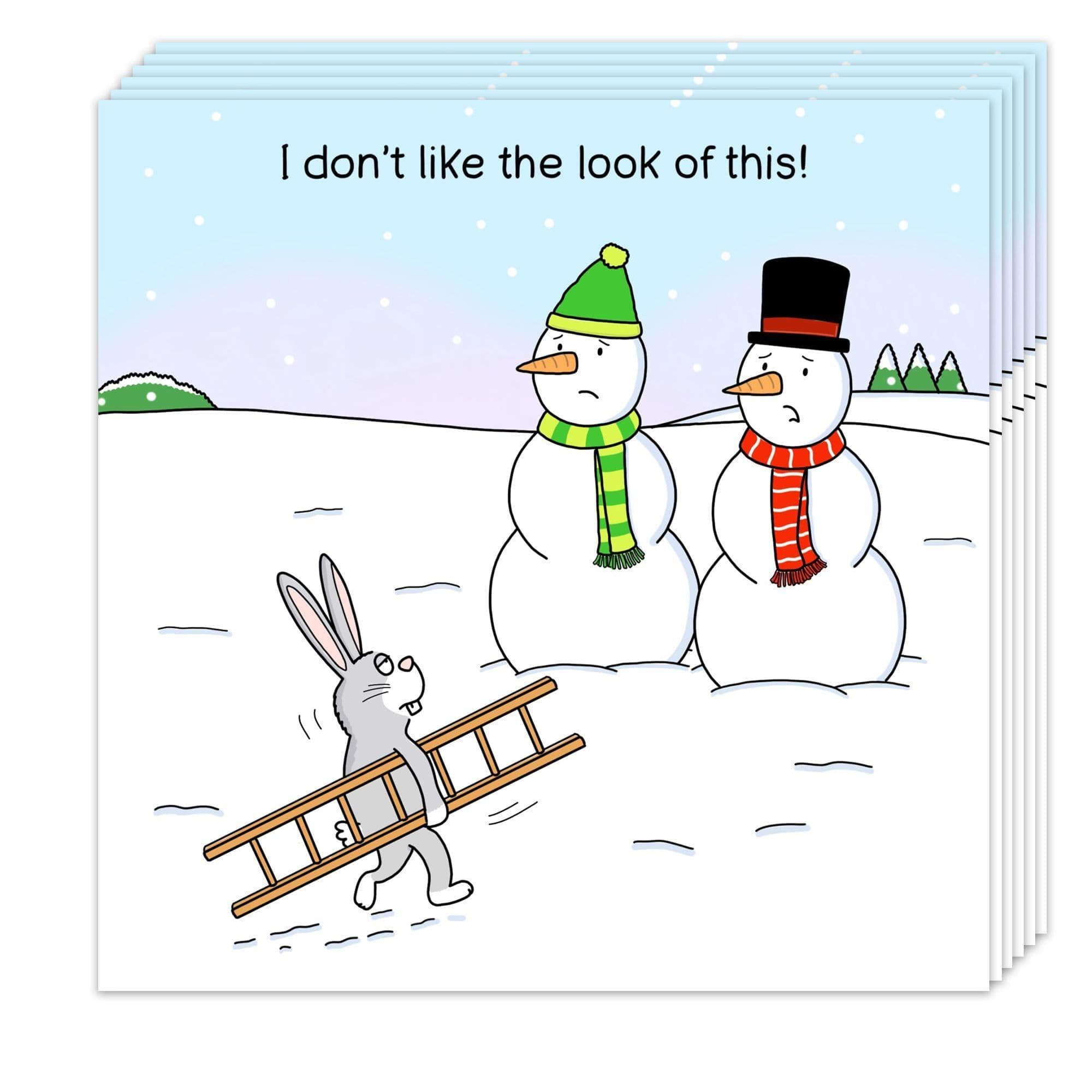 Pack of 10 Funny Christmas Cards Pack. Xmas Multipack. Funny Cards. Humour Cards. Humour ...