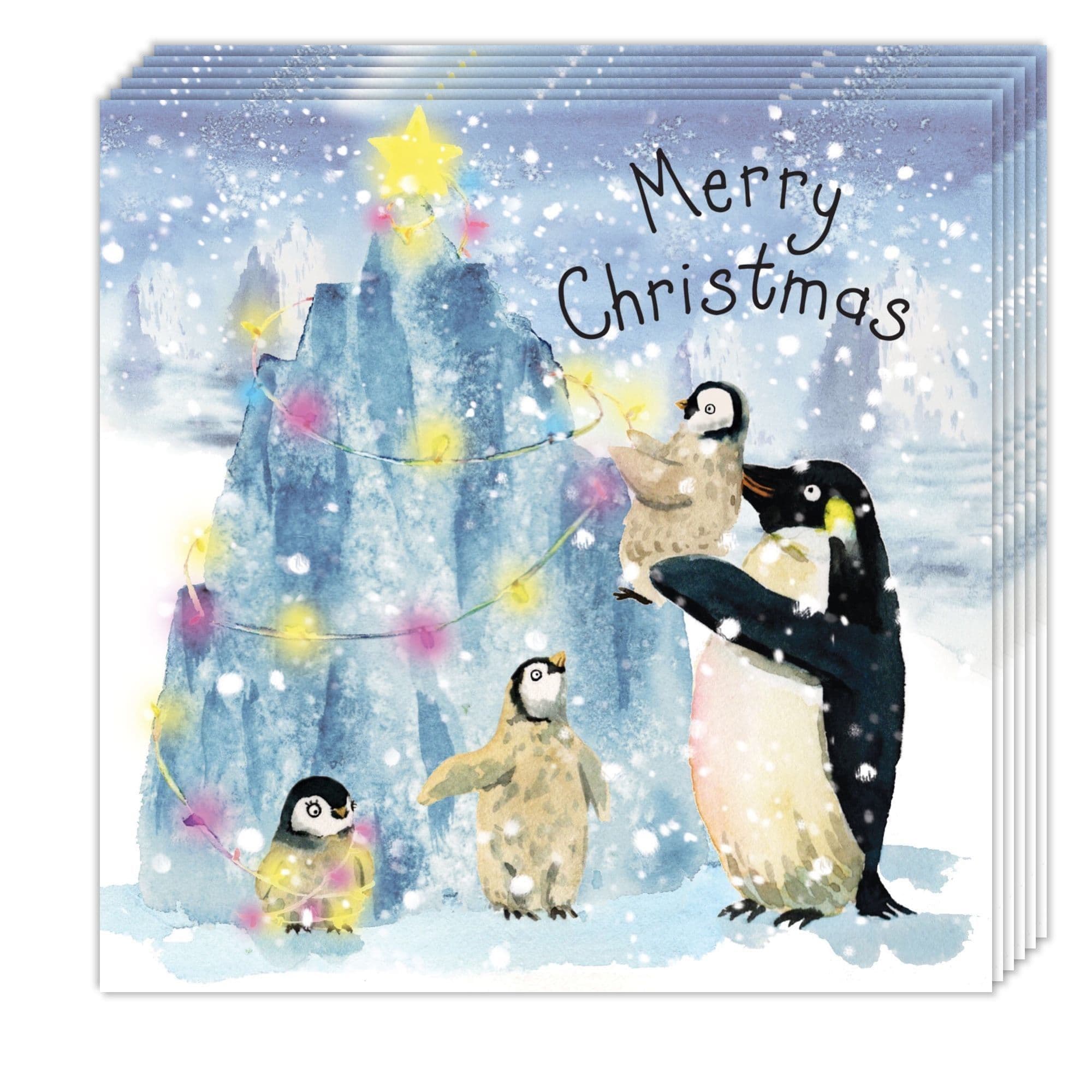 Pack of 12 Cute Christmas Cards Pack. Xmas Multipack. Cute Cards. Cute ...