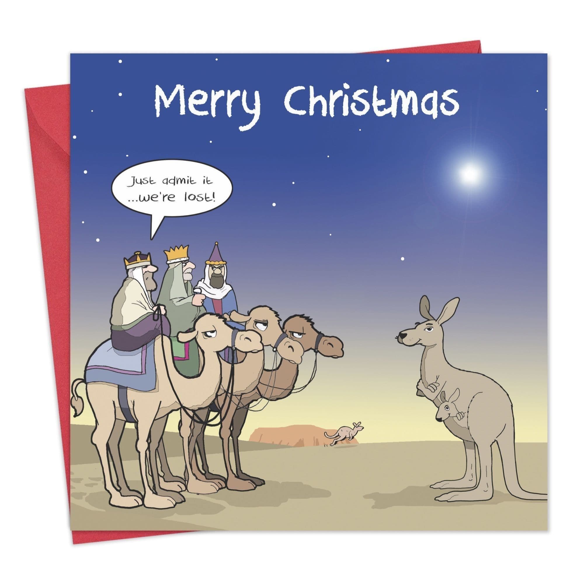 Pack of 12 Funny Christmas Cards Pack. Xmas Multipack. Funny Cards. Humour Cards. Humour ...