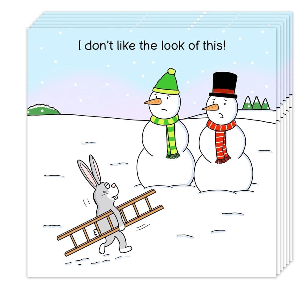 Pack of 12 Funny Christmas Cards Pack. Xmas Multipack. Funny Cards ...