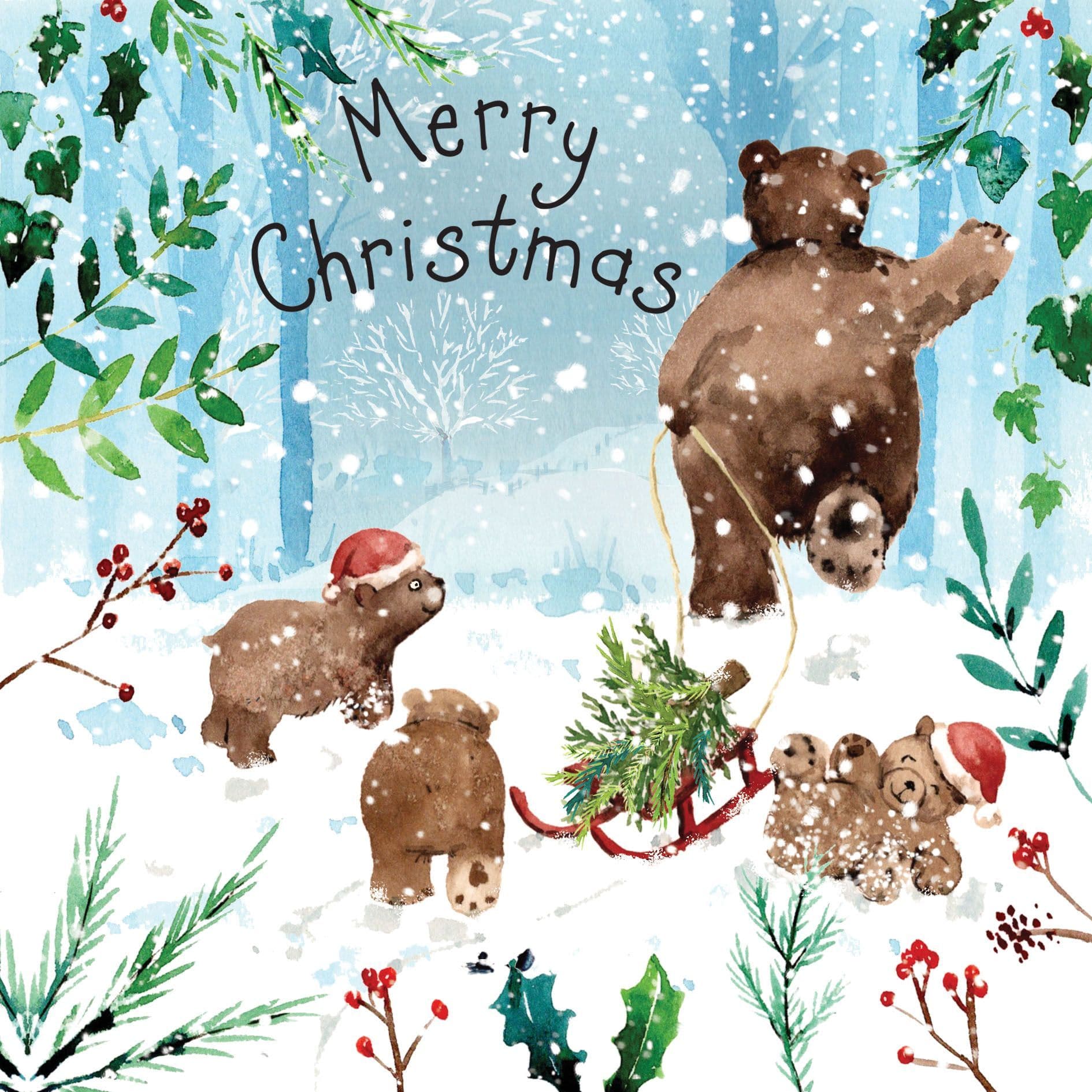 Pack of 3 Cute Christmas Cards Pack. Xmas Multipack. Cute Cards. Cute ...