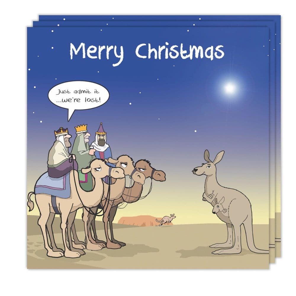 Pack of 3 Funny Christmas Cards Pack. Xmas Multipack. Funny Cards ...