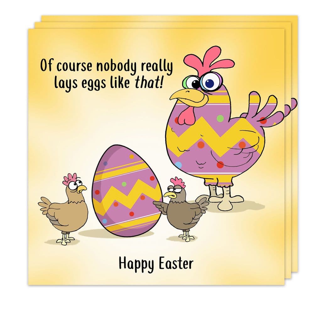 Funny Easter Card Packs. Humour Easter Cards. Happy Easter Greeting ...