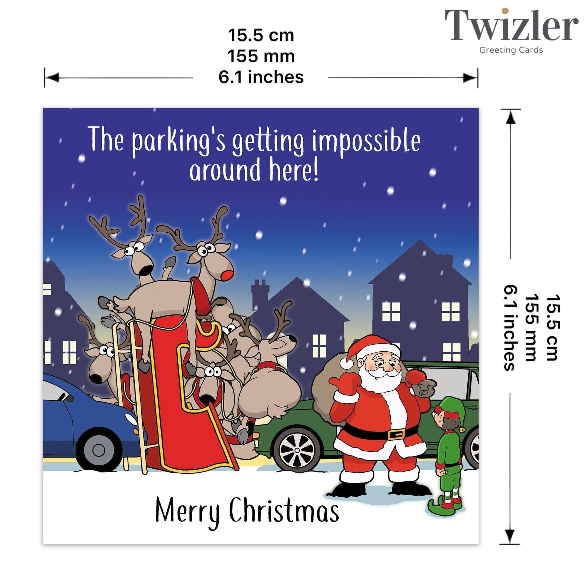 Pack of 6 Funny Christmas Cards Pack. Xmas Multipack. Funny Cards. Humour Cards. Humour ...