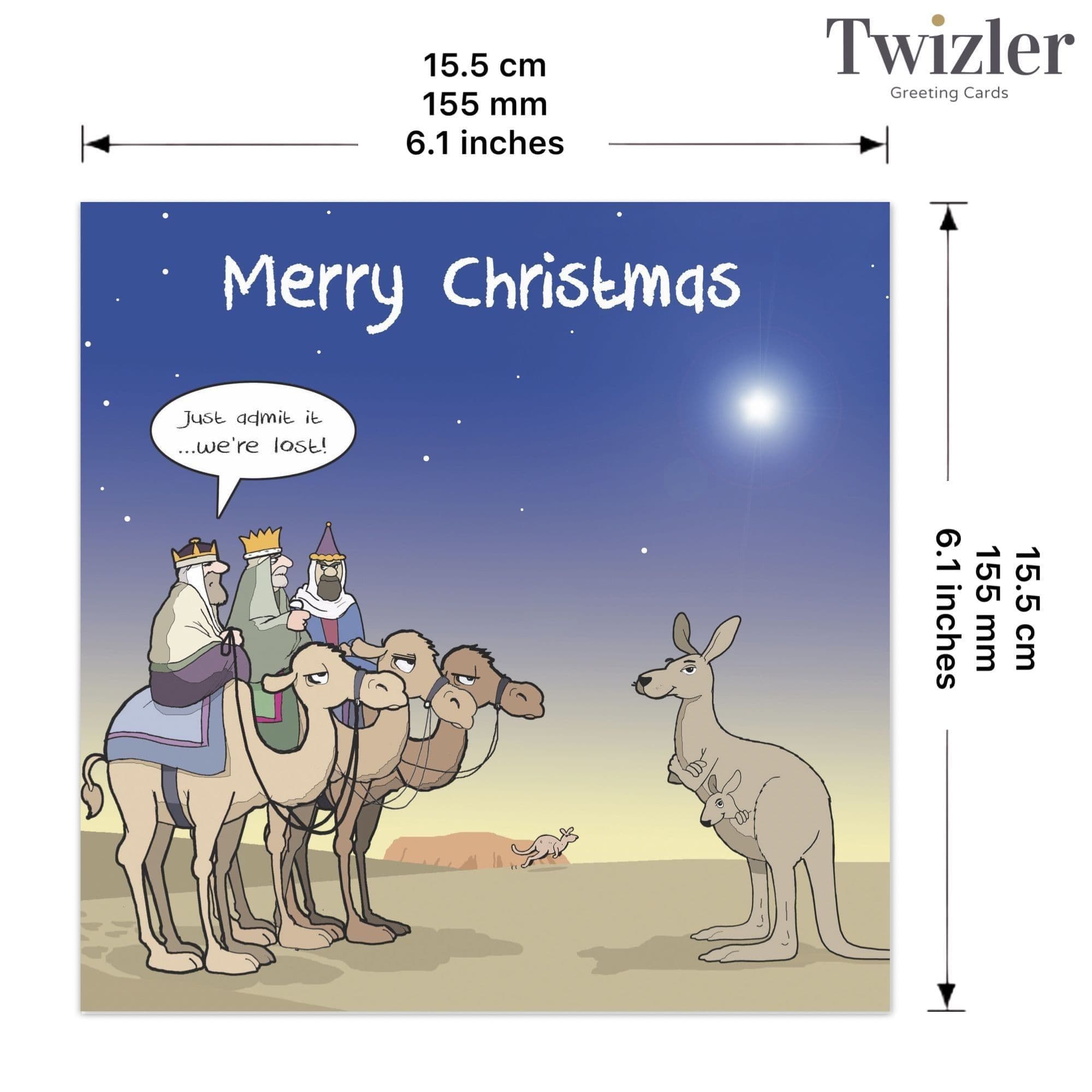 Pack of 6 Funny Christmas Cards Pack. Xmas Multipack. Funny Cards. Humour Cards. Humour ...