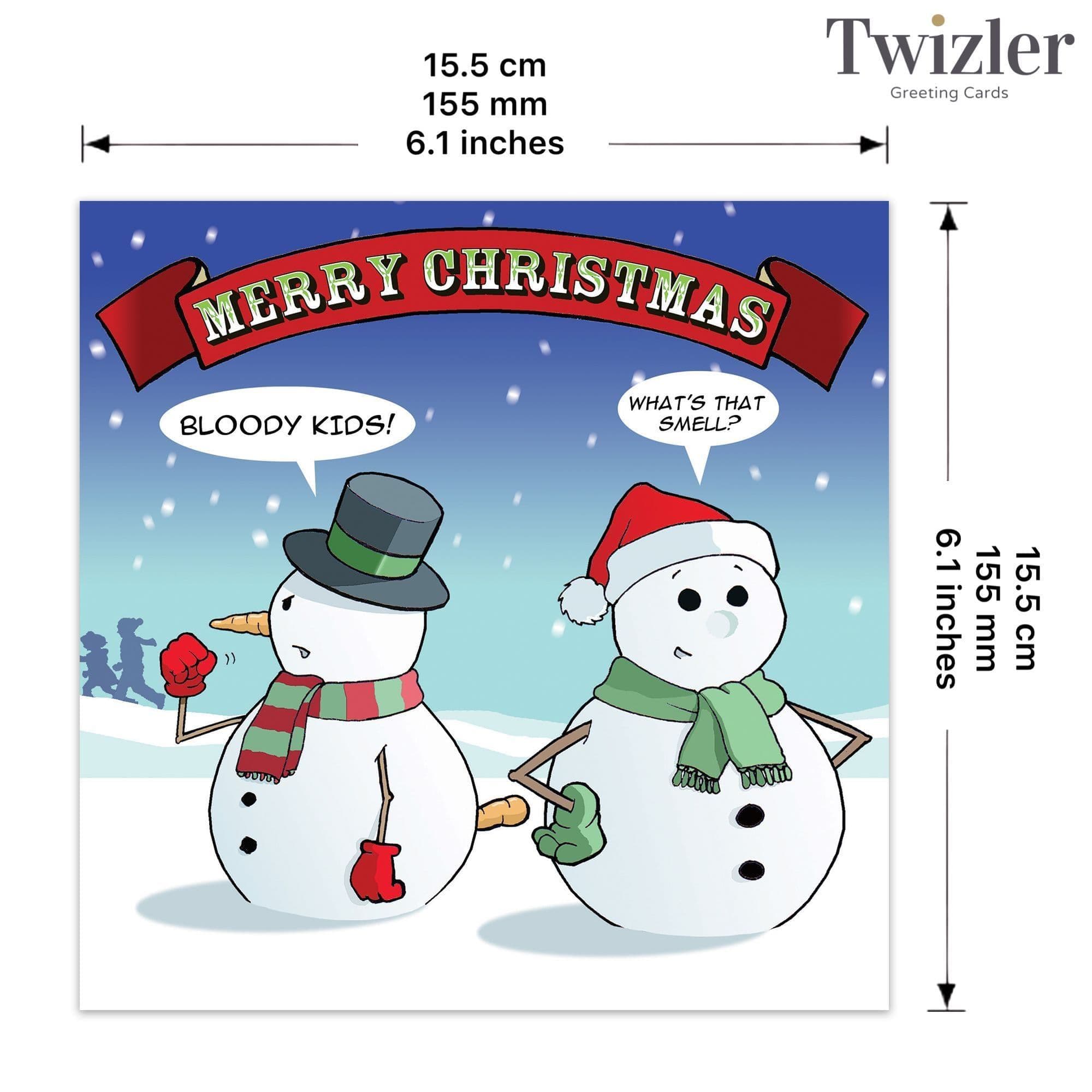 Pack of 6 Funny Christmas Cards Pack. Xmas Multipack. Funny Cards. Humour Cards. Humour ...