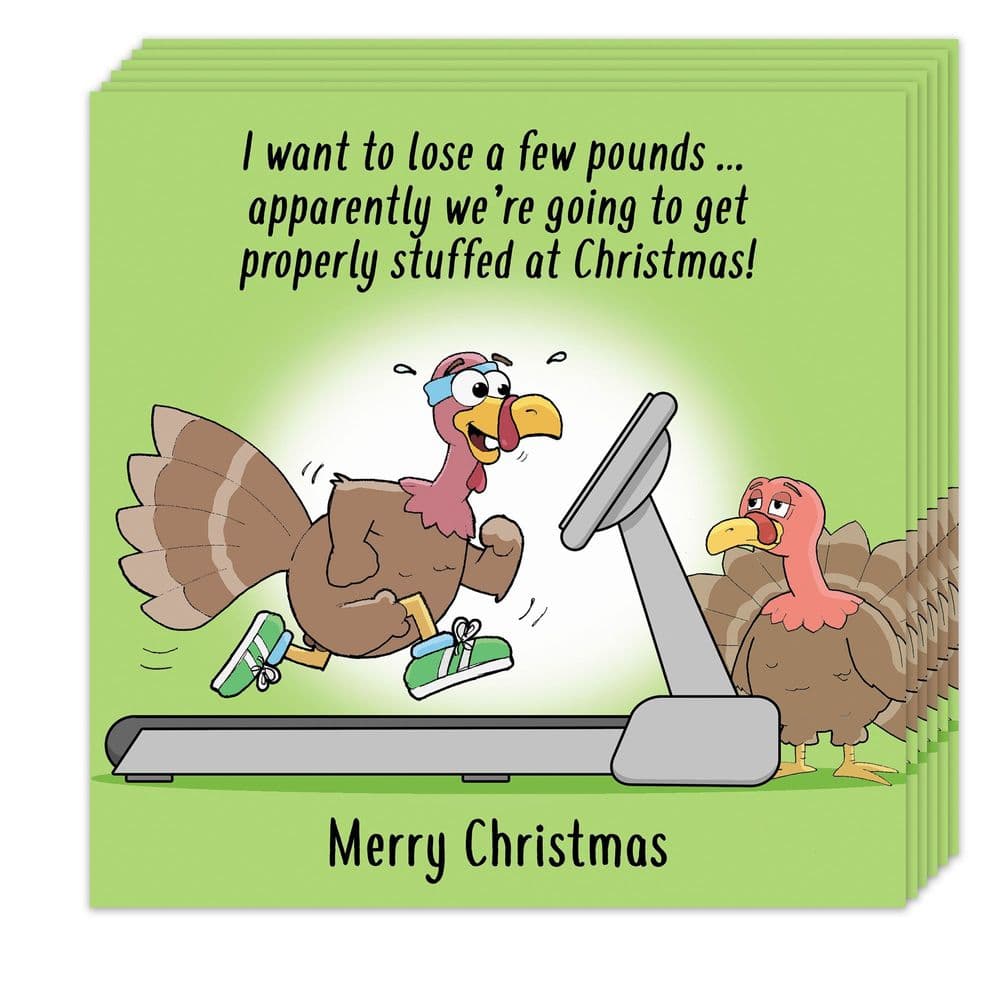 Pack of 6 Funny Christmas Cards Pack. Xmas Multipack. Funny Cards ...