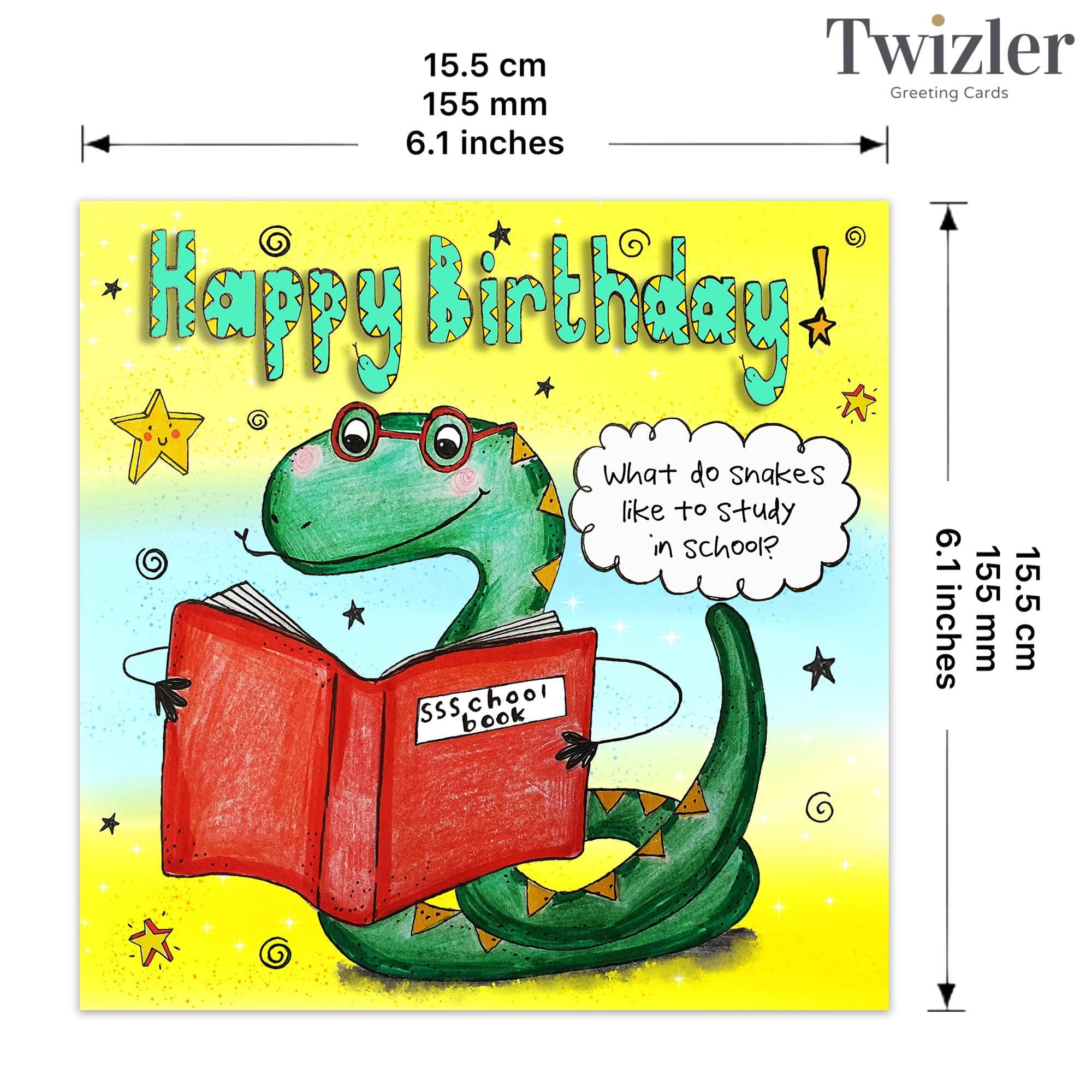 Children's Birthday Card Funny Children's Birthday Card Children's Card ...