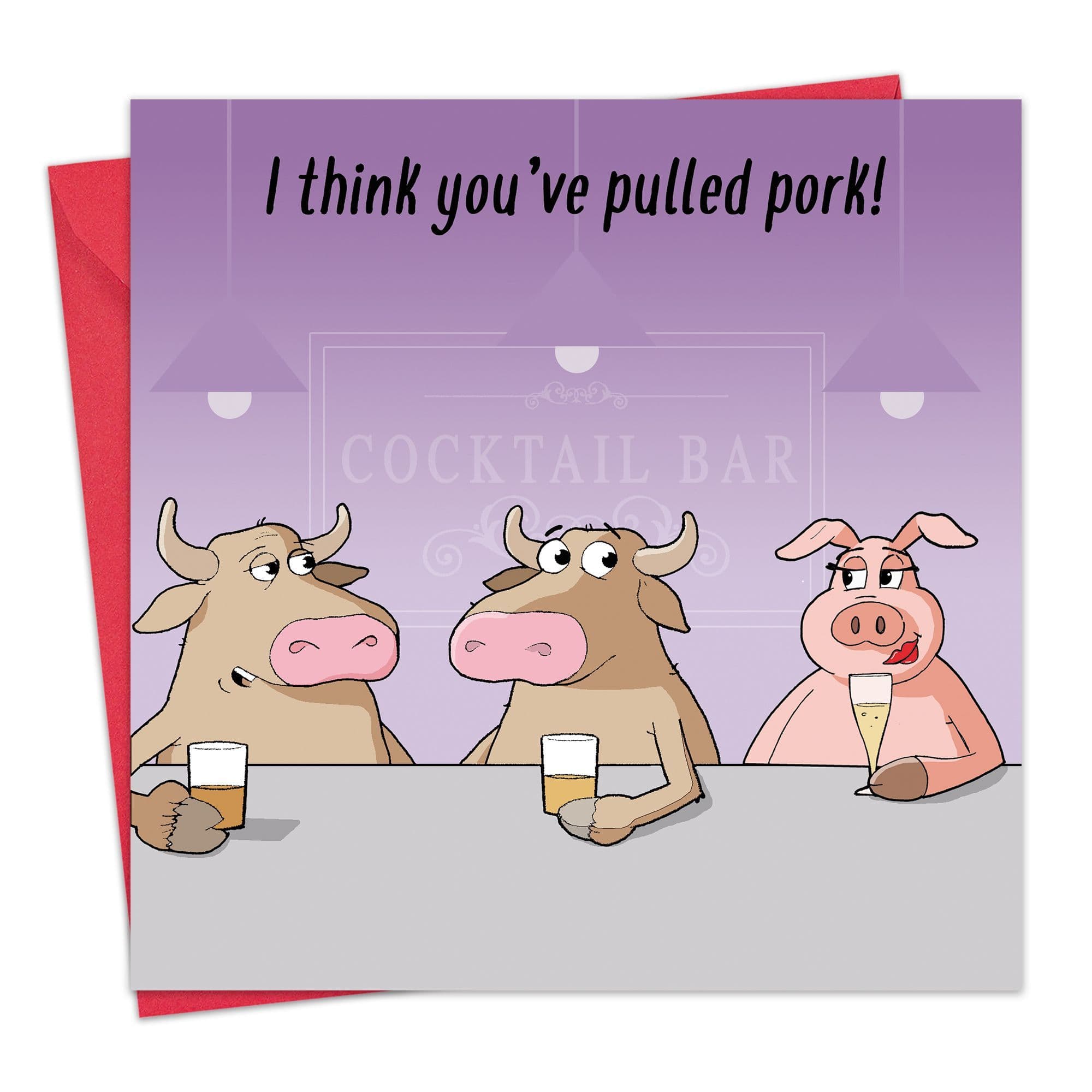 Funny Cartoon Pulled Pork Savory Pulled Pork Sandwich Cartoon Style