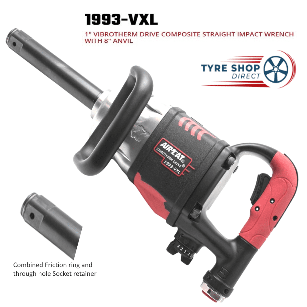1993-VXL 1" Vibrotherm Drive Composite Straight Impact Wrench with 8" Anvil