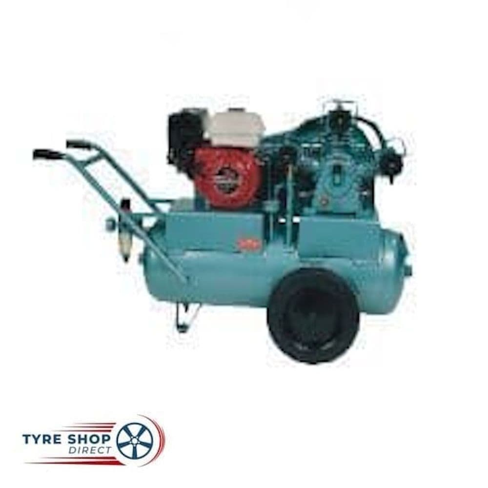 Air Compressor Petrol Mobile 23 cfm 100 Litre tank