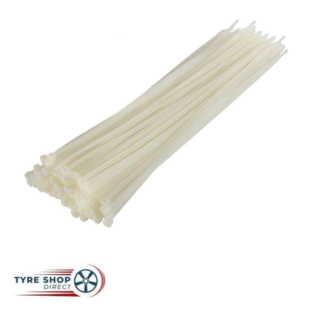Cable Ties White/Natural 370mm x 4 8mm 100