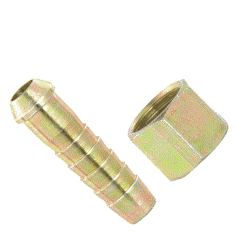 Coned Tailpiece 1/4" & Union Nut 1/4"Bsp