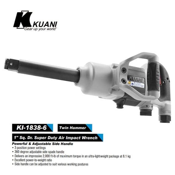 Kuani Lightweight Air Impact Wrench -KI-1838A-6