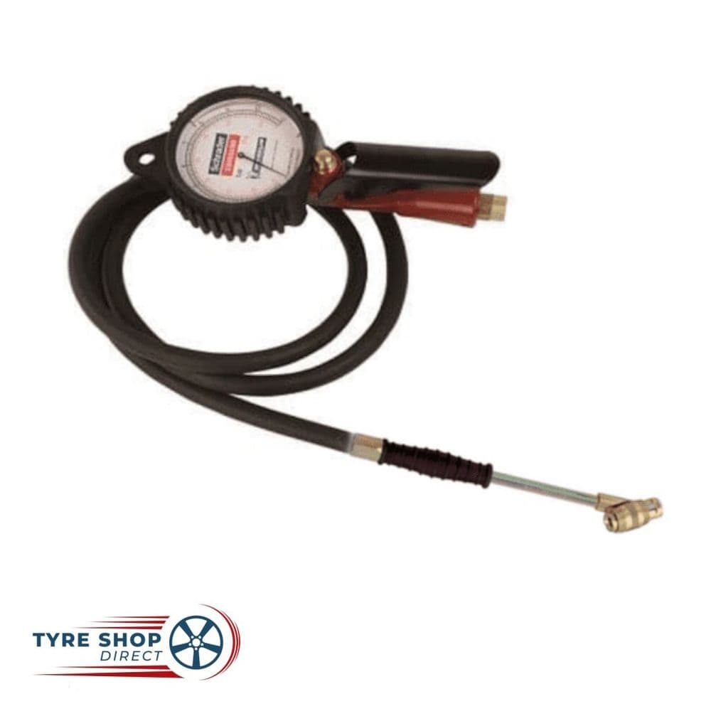 MICHELIN Tyre Inflation Gauge EURODAINU with 1 5 metre hose and twin ...