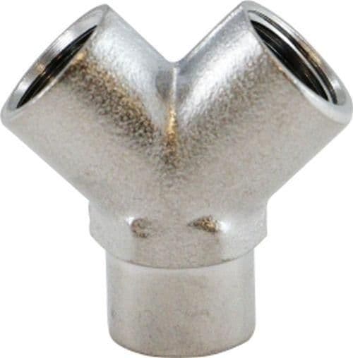 Socket Y 3 way all Female 1/2" BSP