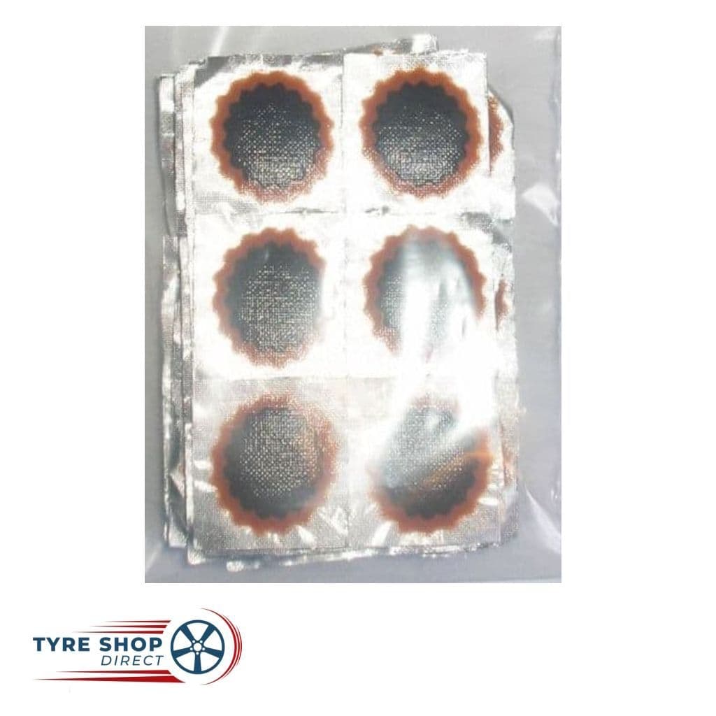 Tube Patches F1 Round 25mm Pack 100