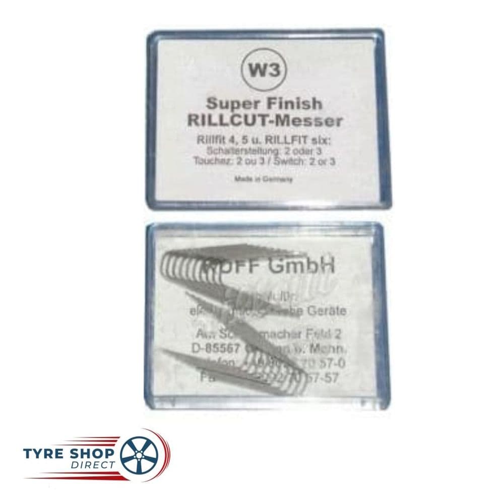 Tyre regrooving blades - Tyre cutting Blades W3