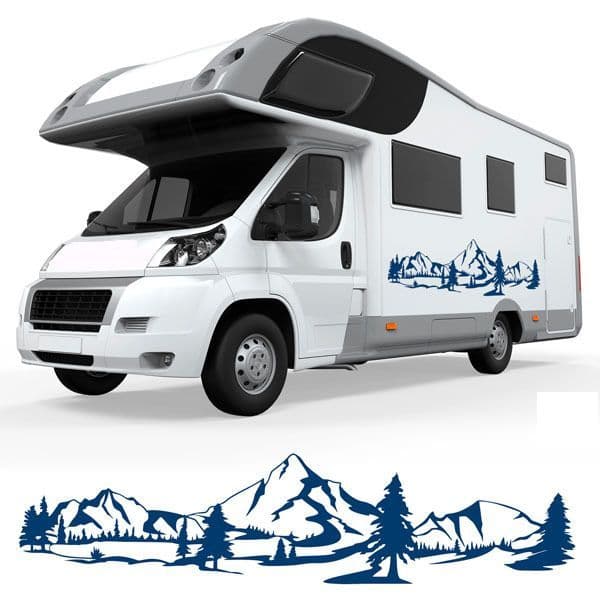 No 834 MOTORHOME GRAPHICS STICKERS DECALS CAMPER VAN CARAVAN UNIVERSAL ...