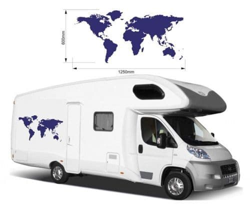 No 924 CAMPER VAN GRAPHICS MOTORHOME DECALS VINYL STICKERS CAMPERVAN DECALS