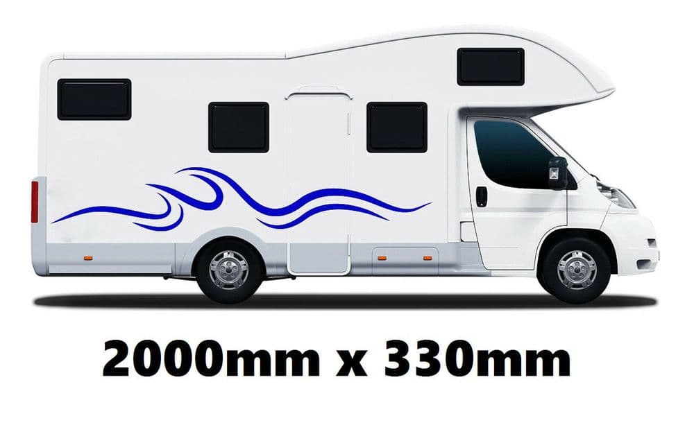 No 957 Camper Van Graphics Motor Home Vinyl Graphics Kit Decals ...
