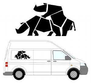 30 - Camper Van Graphics Motor Home Vinyl Graphics Kit Decals / Stickers