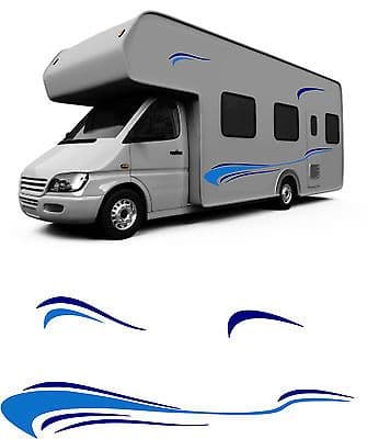 710 - Camper Van Graphics Motor Home Vinyl Graphics Kit Decals / Stickers