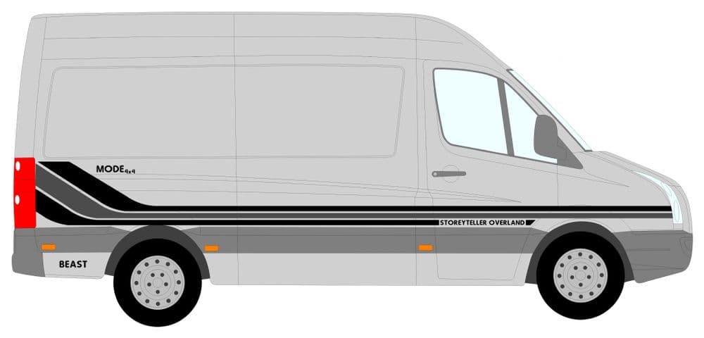Universal fitting motorhome caravan graphics decals stickers camper van