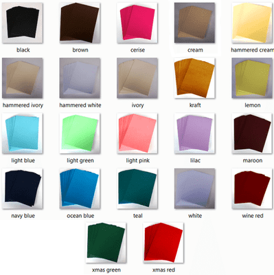 Card Stock 200gsm - 400gsm