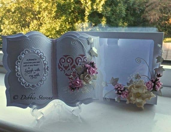 A6 Open Book Card Kit By Kathy Mills