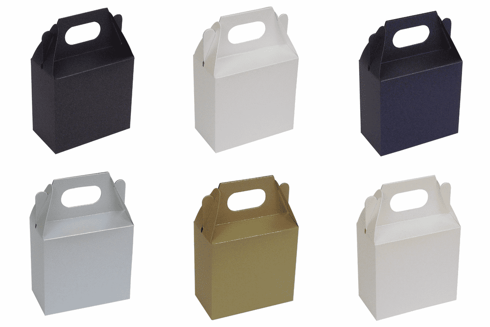 Pearlescent Gable Wedding / Party Favour Boxes Choose Colour - Choose QTY