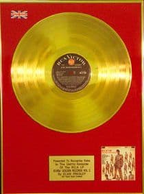 ELVIS PRESLEY -24 Carat Gold Disc LP - ELVIS GOLDEN RECORDS VOL 2