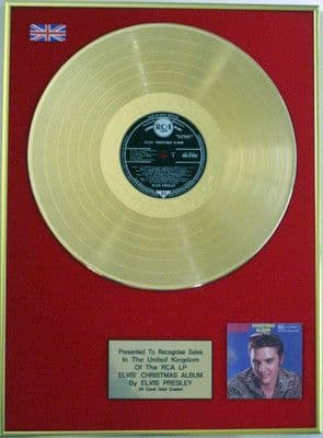 ELVIS PRESLEY -24 Carat Gold Disc LP - THE CHRISTMAS ALBUM