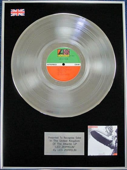 Led Zeppelin - Platinum Disc LP - Led Zeppelin 1
