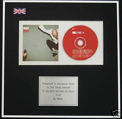 MOBY - CD Album Award - PLAY