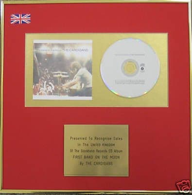 THE CARDIGANS - CD Album Award - FIRST BAND ON THE MOON