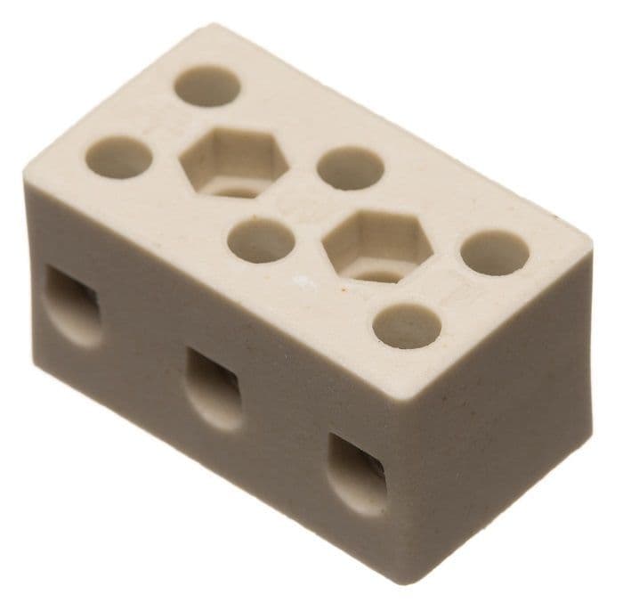 Ceramic Connector Blocks 3 Pole