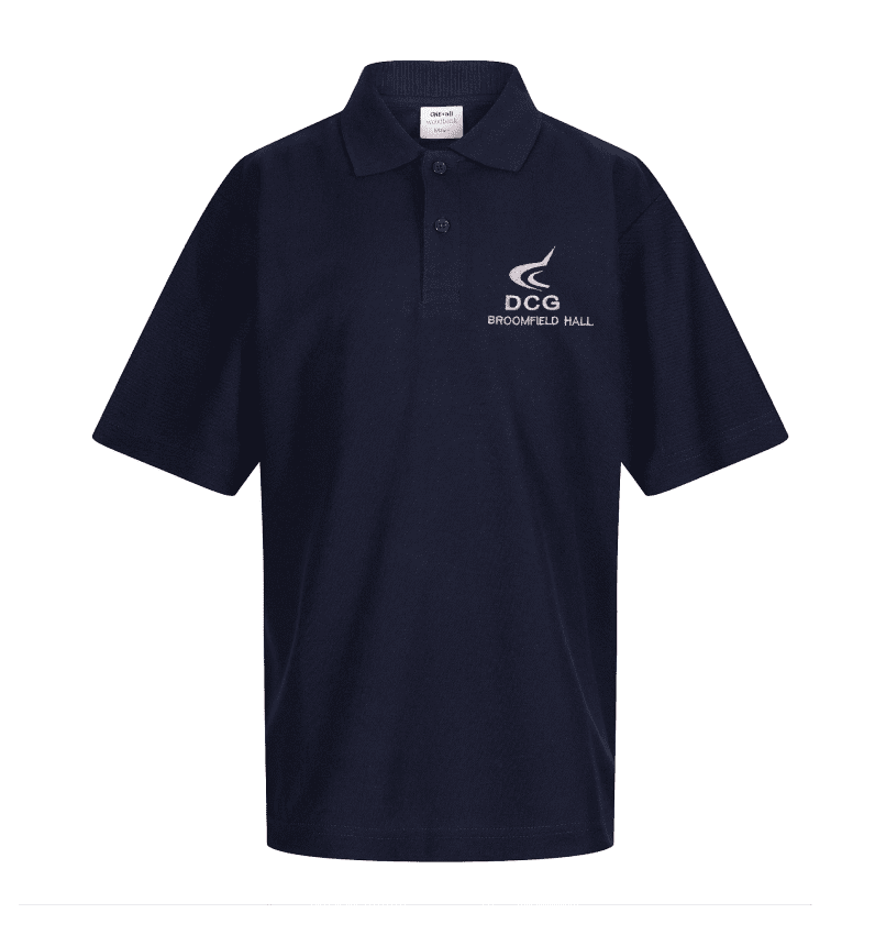 HE Student polo Navy