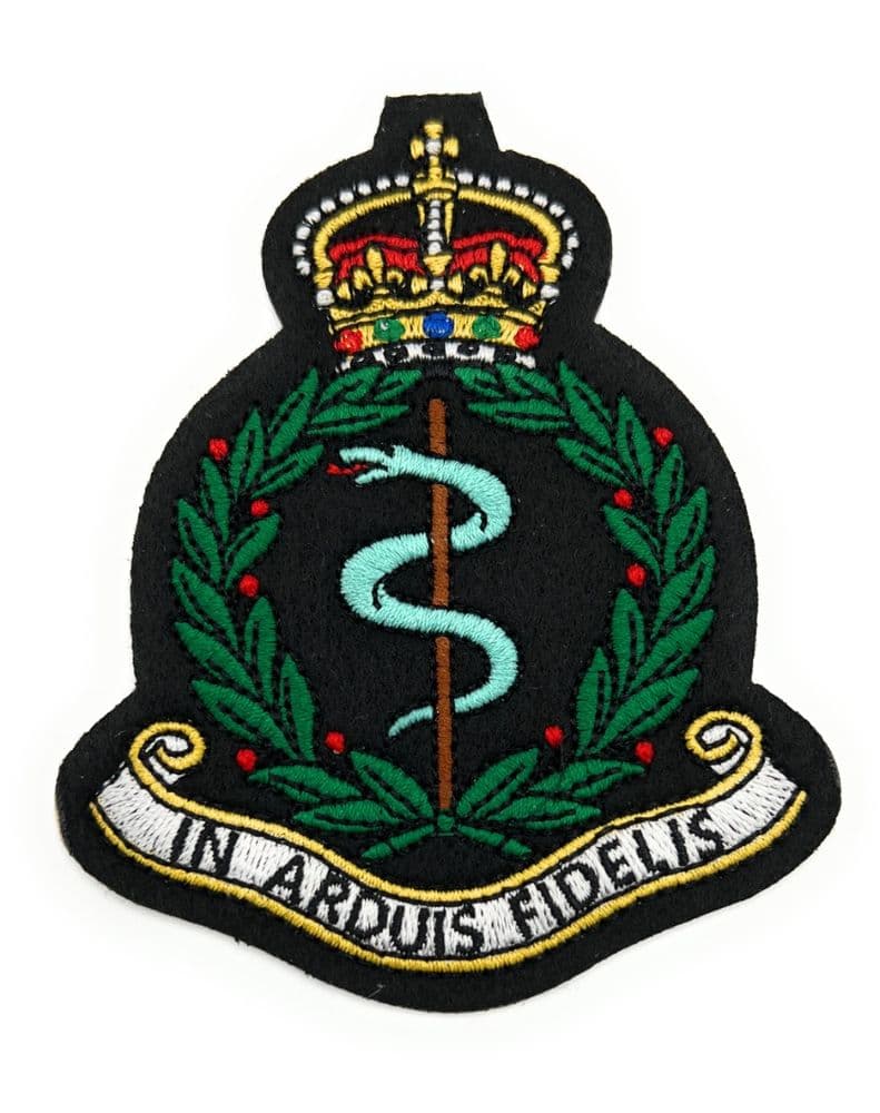 Badge Blazer Badge RMC Kings CIIIR Crown Iron or Sew on Embroidered ...