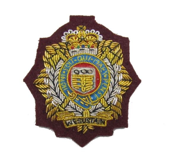 Badge Royal Logistics Corps Beret Badge Maroon RLC R1616