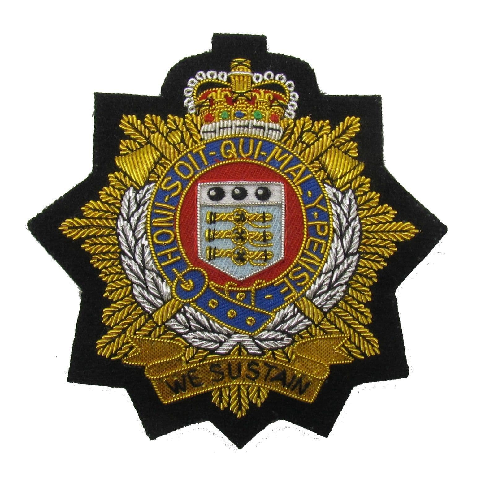 Badge Royal Logistics Corps Blazer Badge RLC Blazer Badge R1613