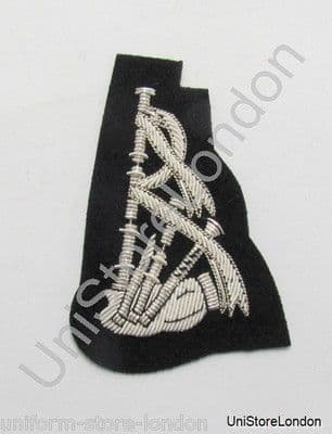 Badge Silver Piper s Sleeve Badge R1183