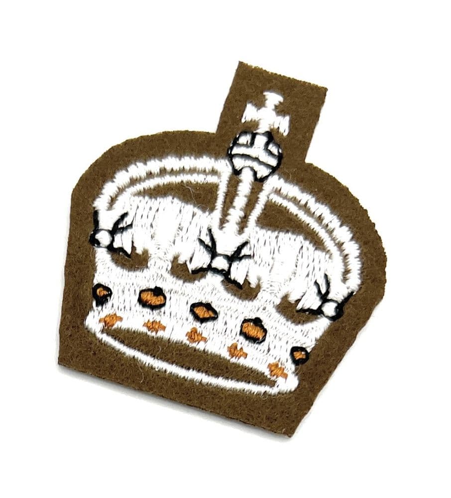 Badge Staff Sergeant Crown Kings CIIIR Crown Future Army Dress FAD ...