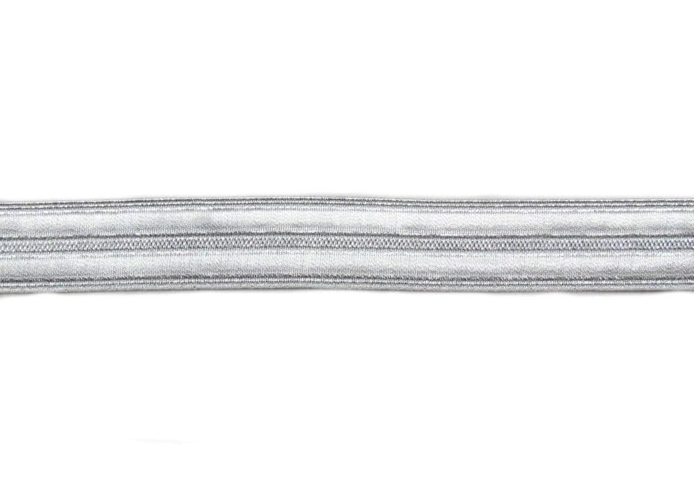 Braid Silver Grey Metallised Polyester 15 mm Mylar Lace Sold By Meter R0020