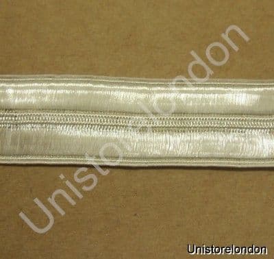 Braid Silver wire 20mm Double Vellum 0228