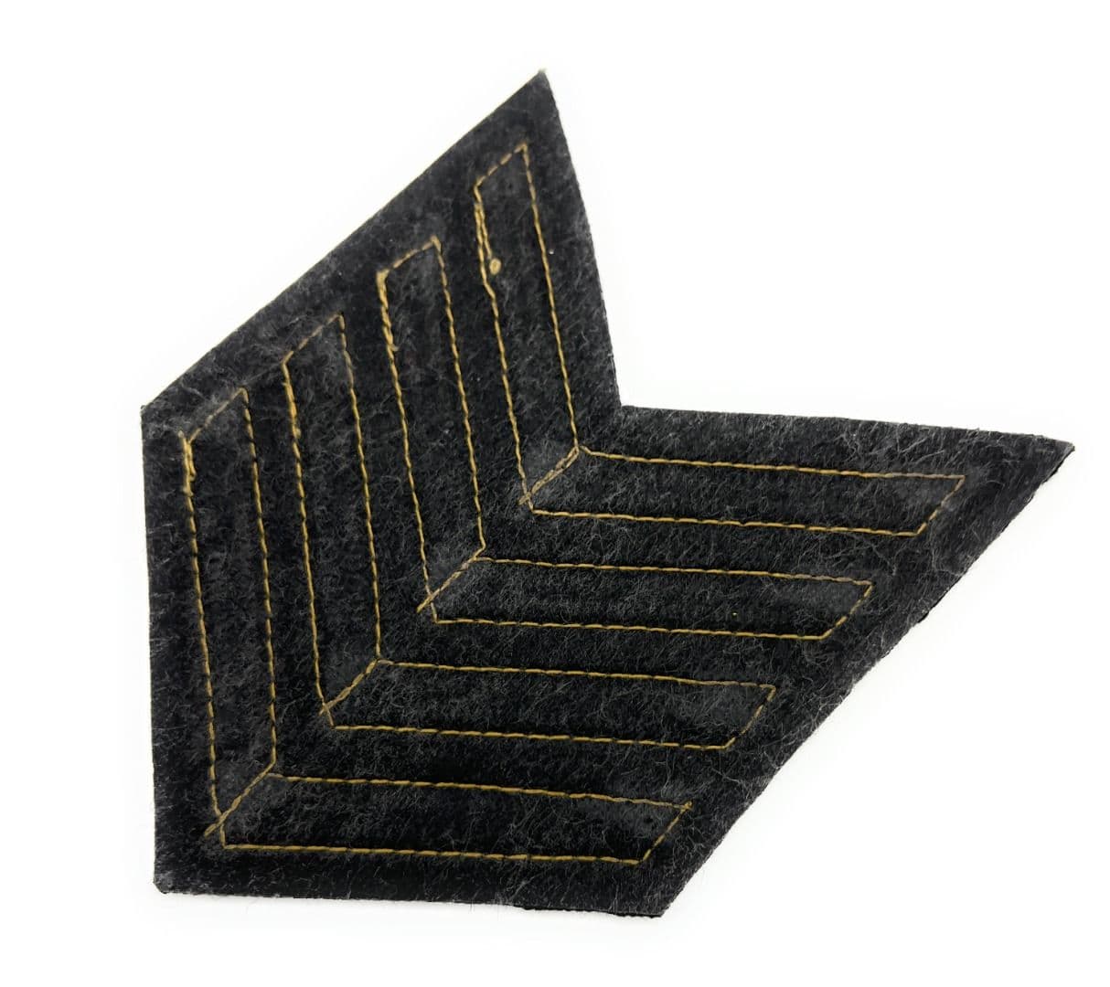 CHEVRONS STRIPES GOLD BLACK 4 BARS 100mm WIDE R532