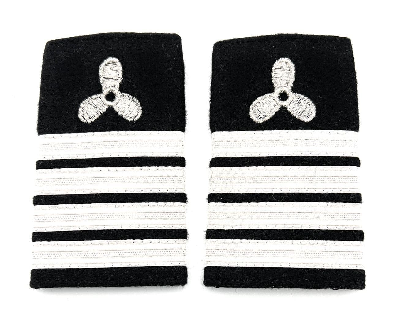 Chief Engineer Four Bar Silver Epaulettes with Propeller in Engineer ...