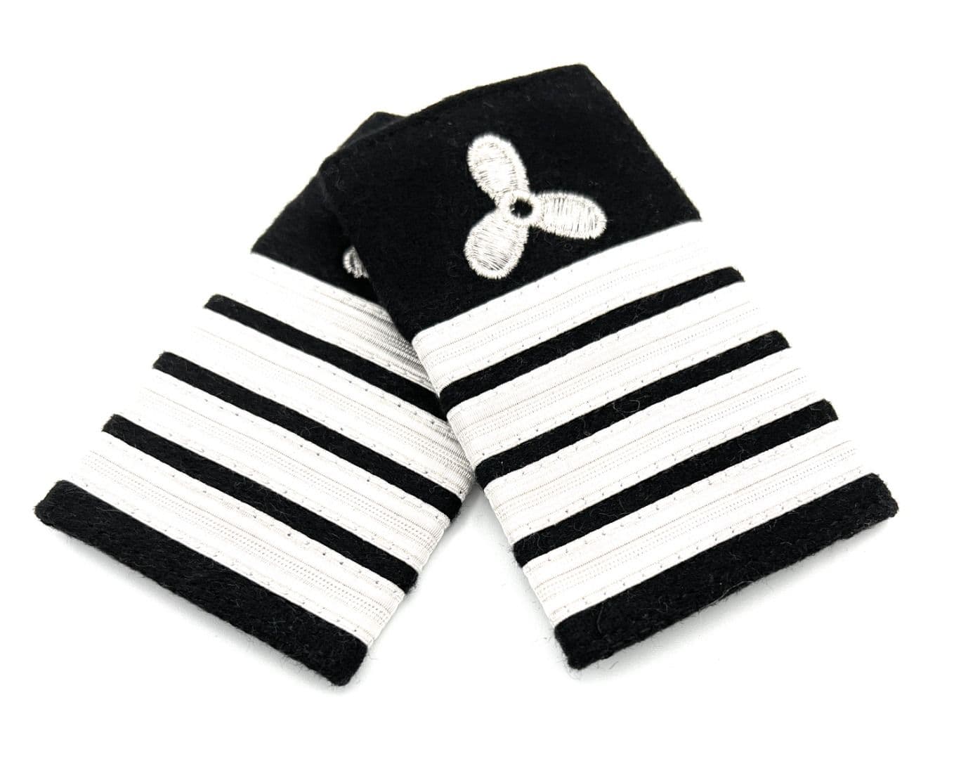 Chief Engineer Four Bar Silver Epaulettes with Propeller in Engineer ...